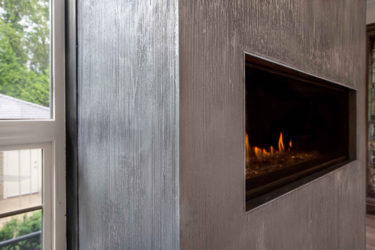 Caminetto in casa privata a Vancouver - Idealwork - Pavimenti e ...